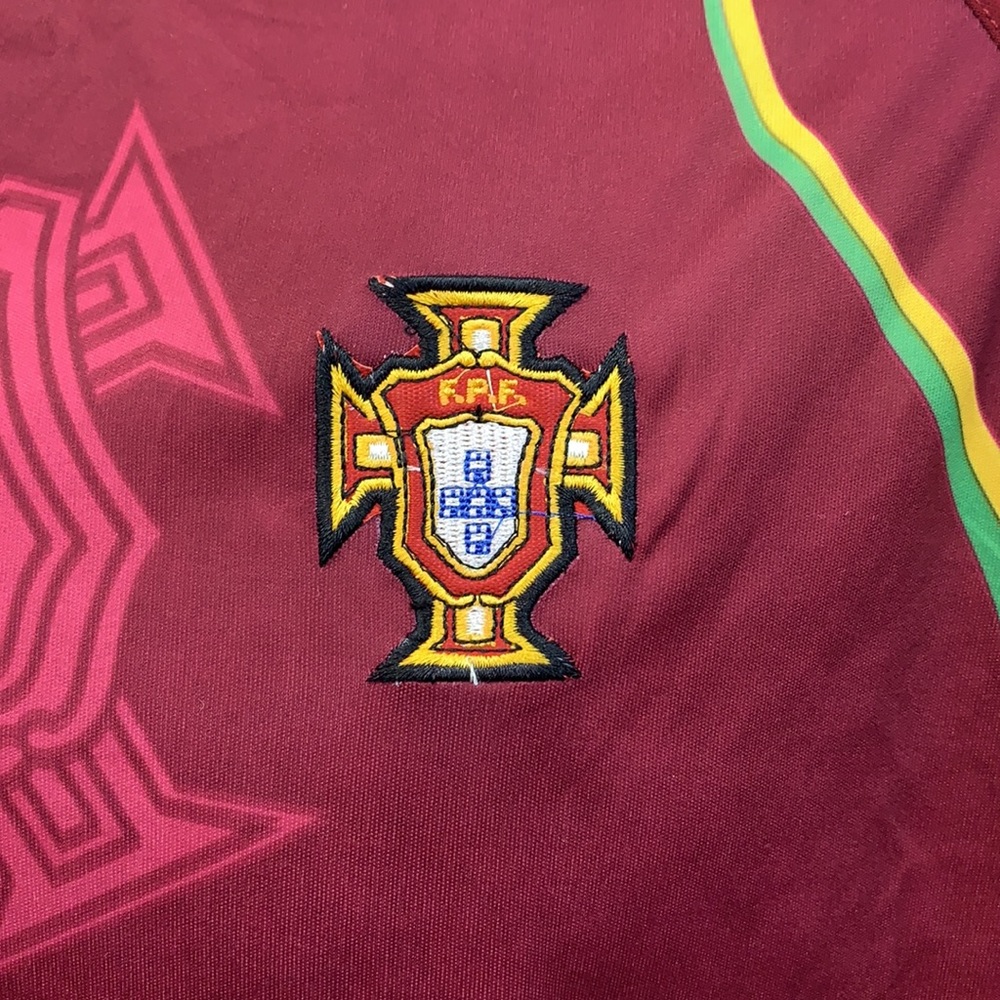 Drako Portugal Maroon Fpf Football Soccer Jersey - Gem